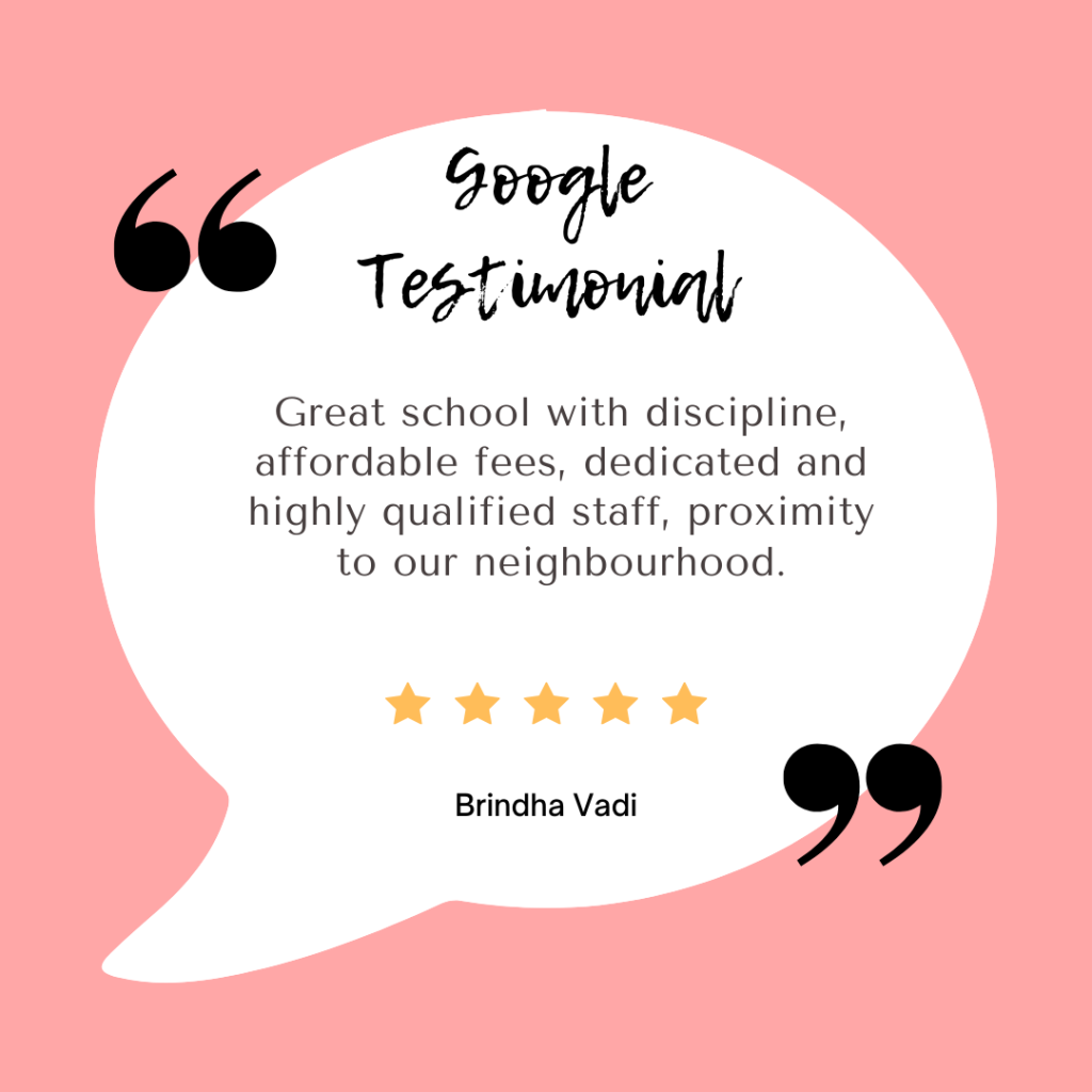 Heritage International School - Testimonial